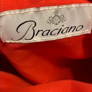 Braciano | Bags | Gentlyused Braciano Red Large Weekender Tote Bag ...